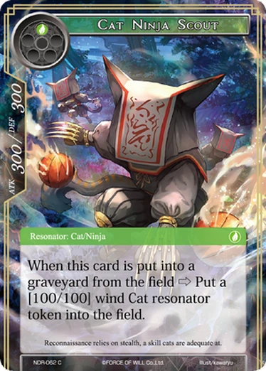 Cat Ninja Scout | Force of Will TCG Wiki | Fandom