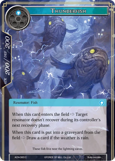 Thunderfish | Force of Will TCG Wiki | Fandom