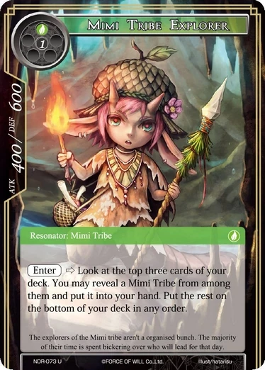 Mimi Tribe Explorer | Force of Will TCG Wiki | Fandom