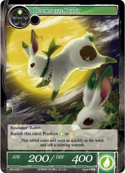 Moonbreeze Rabbit | Force of Will TCG Wiki | Fandom