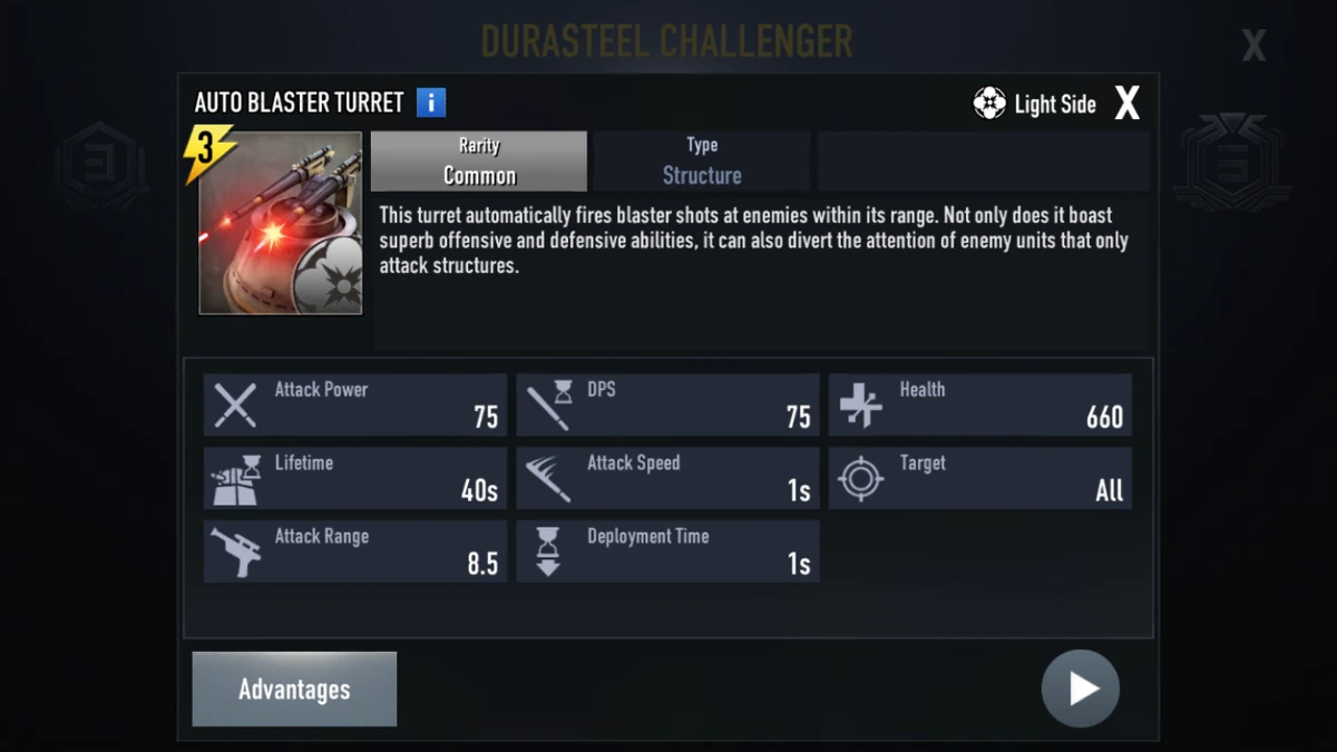 Auto Blaster Turret | Star Wars: Force Arena Wiki | Fandom