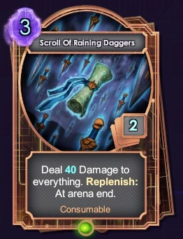 Scroll Of Raining Daggers | Forced Showdown Wiki | Fandom