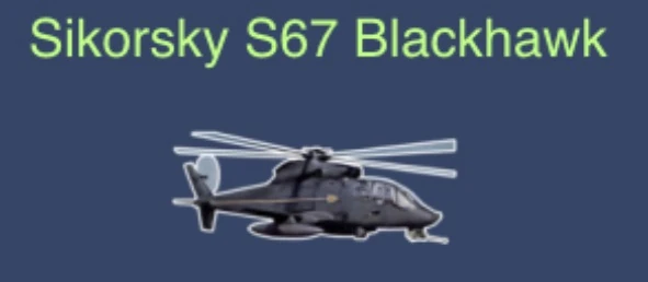 Sikorsky S67 Blackhawk | Forces Of War Wiki | Fandom