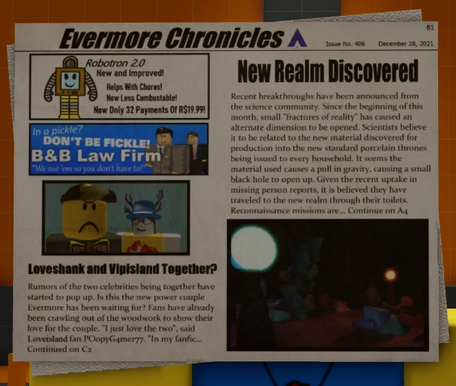 Newspaper | Forever Subway Wiki | Fandom