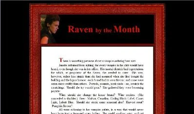 Raven by the Month | Forever Knight Wiki | Fandom