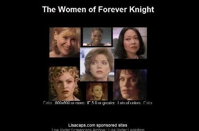 The Women of Forever Knight | Forever Knight Wiki | Fandom