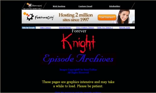 Forever Knight Episode Archives | Forever Knight Wiki | Fandom