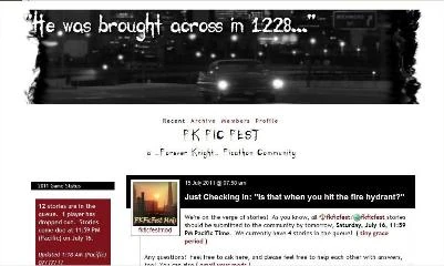 FK Fic Fest | Forever Knight Wiki | Fandom