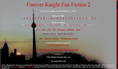 Forever Knight Fan Fiction 2 | Forever Knight Wiki | Fandom