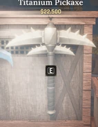 Titanium Pickaxe | The Forge Roblox Wiki | Fandom
