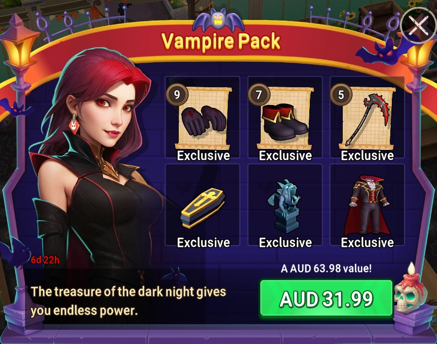 Vampire Pack May 2024 Forge Shop Wiki Fandom