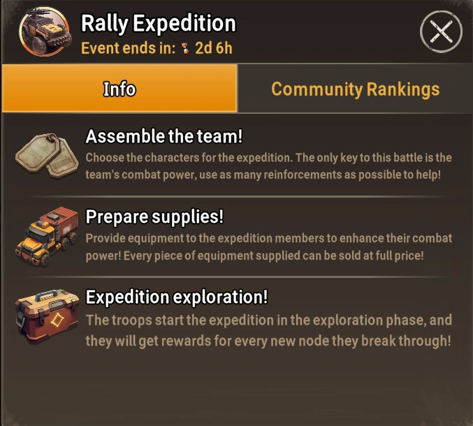 Rally Expedition Event | Forge Shop Wiki | Fandom