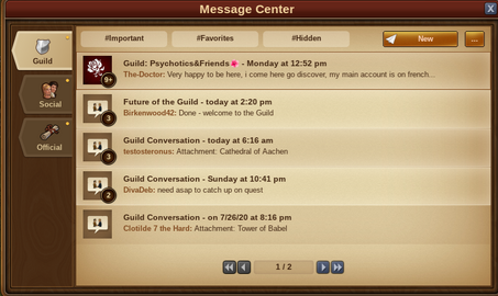 Message Center | Forge of Empires Wiki | Fandom