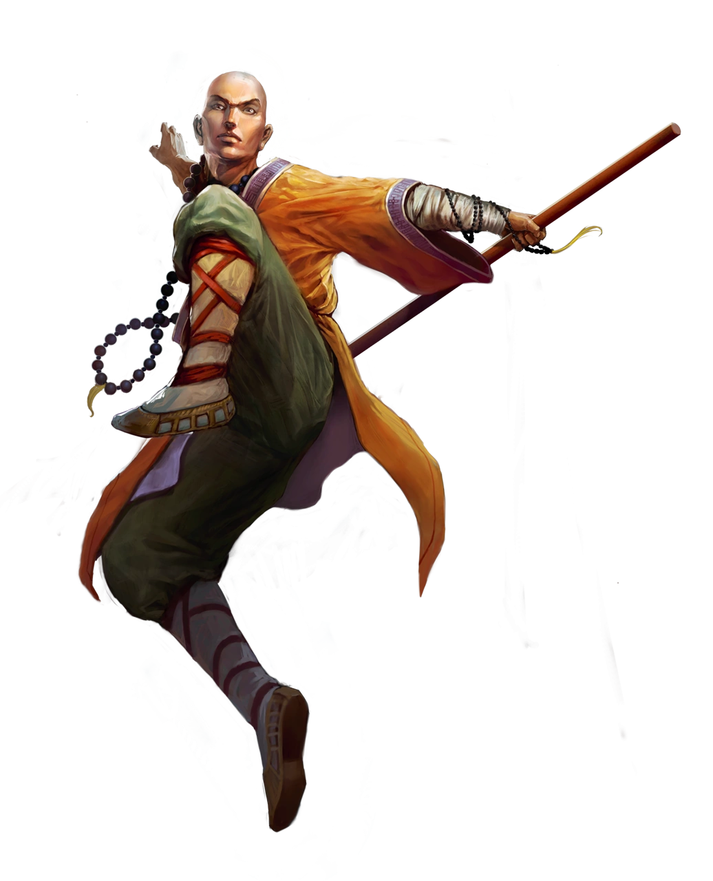 Human Monk D Character D