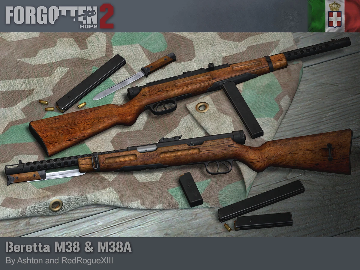 Beretta Modello 38A | Forgotten Hope 2 Wiki | Fandom
