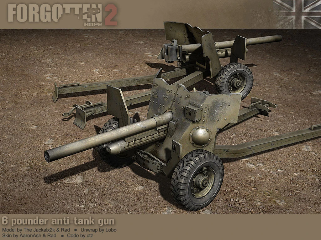 Ordnance 6-pdr | Forgotten Hope 2 Wiki | Fandom
