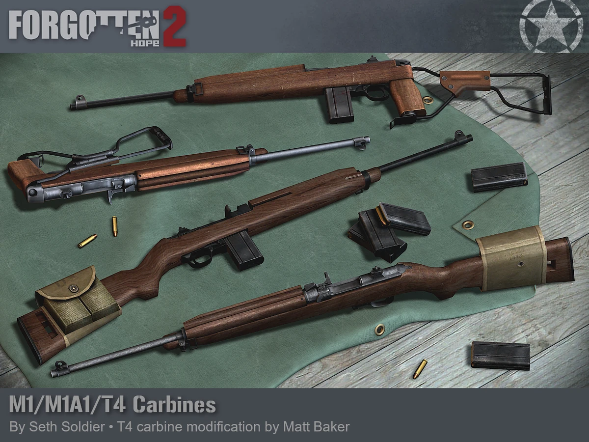 M1 Carbine | Forgotten Hope 2 Wiki | Fandom