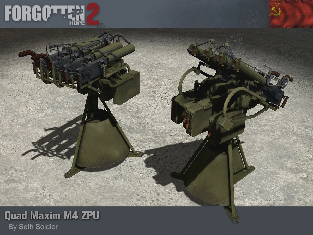ZPU M-4 | Forgotten Hope 2 Wiki | Fandom