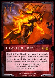 Urathi Fire Beast - Official Forgotten Myths Wiki