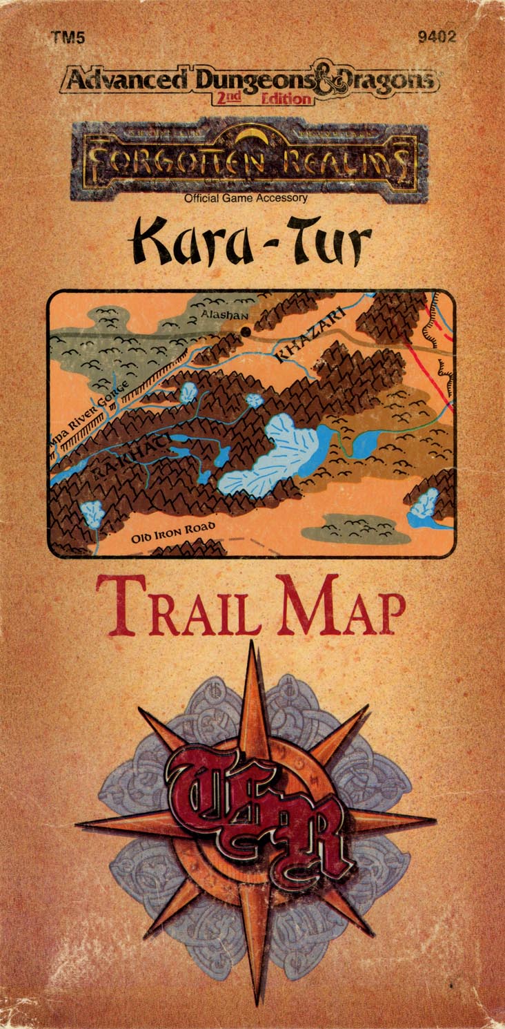 Kara-Tur Trail Map | Forgotten Realms Wiki | Fandom