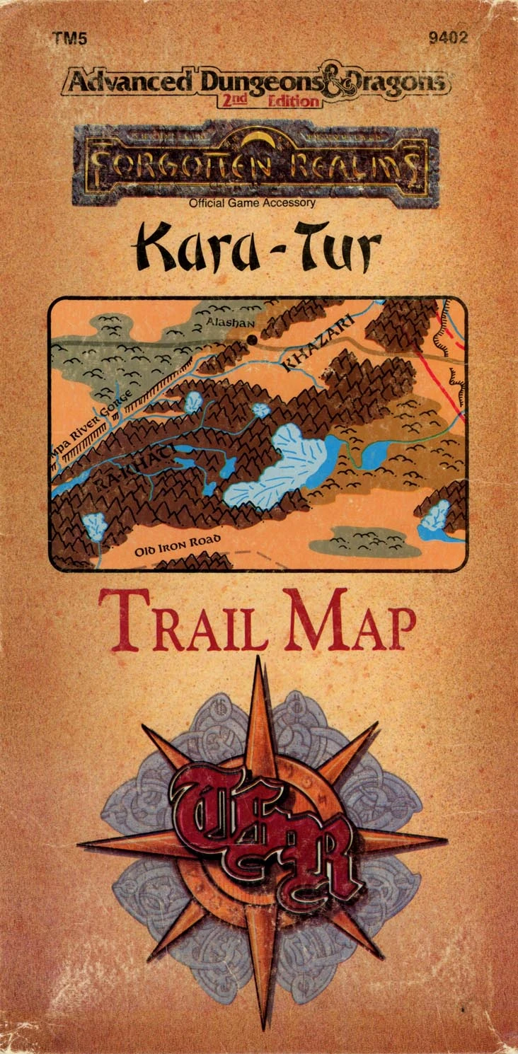 Kara-Tur Trail Map | Forgotten Realms Wiki | Fandom