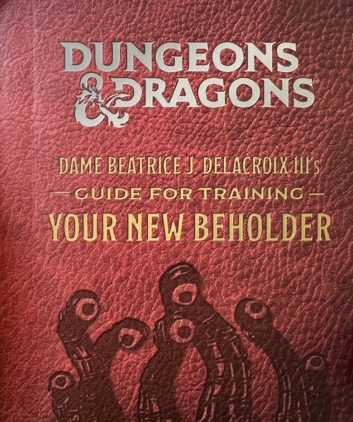 Dame Beatrice J. Delacroix III's Guide for Training Your New Beholder ...