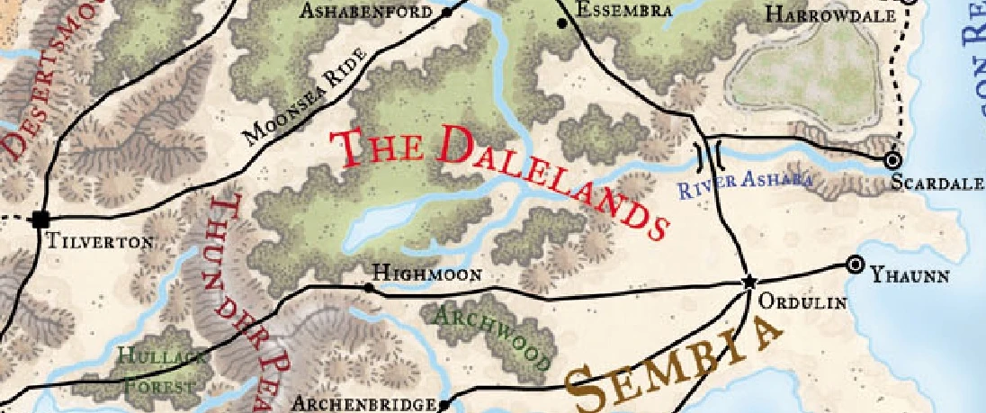 Forgotten Maps: Faerun and Sword Coast Maps for DnD 5e