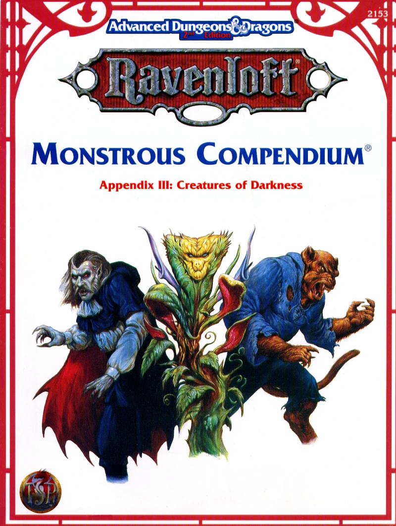 Monstrous Compendium Ravenloft Appendix III: Creatures of Darkness ...