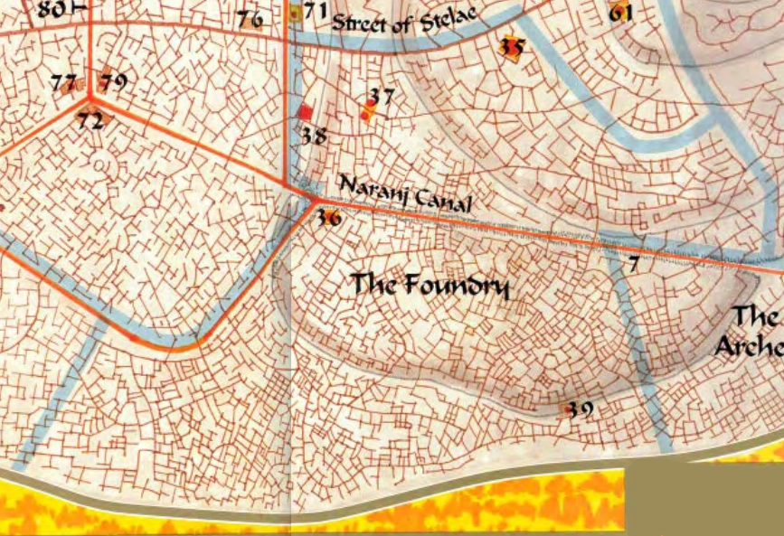 City Of Brass Map