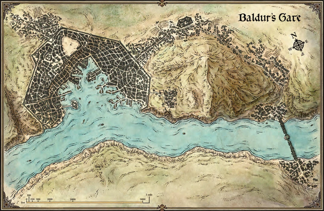 Baldur's Gate/Imagemap | Forgotten Realms Wiki | Fandom