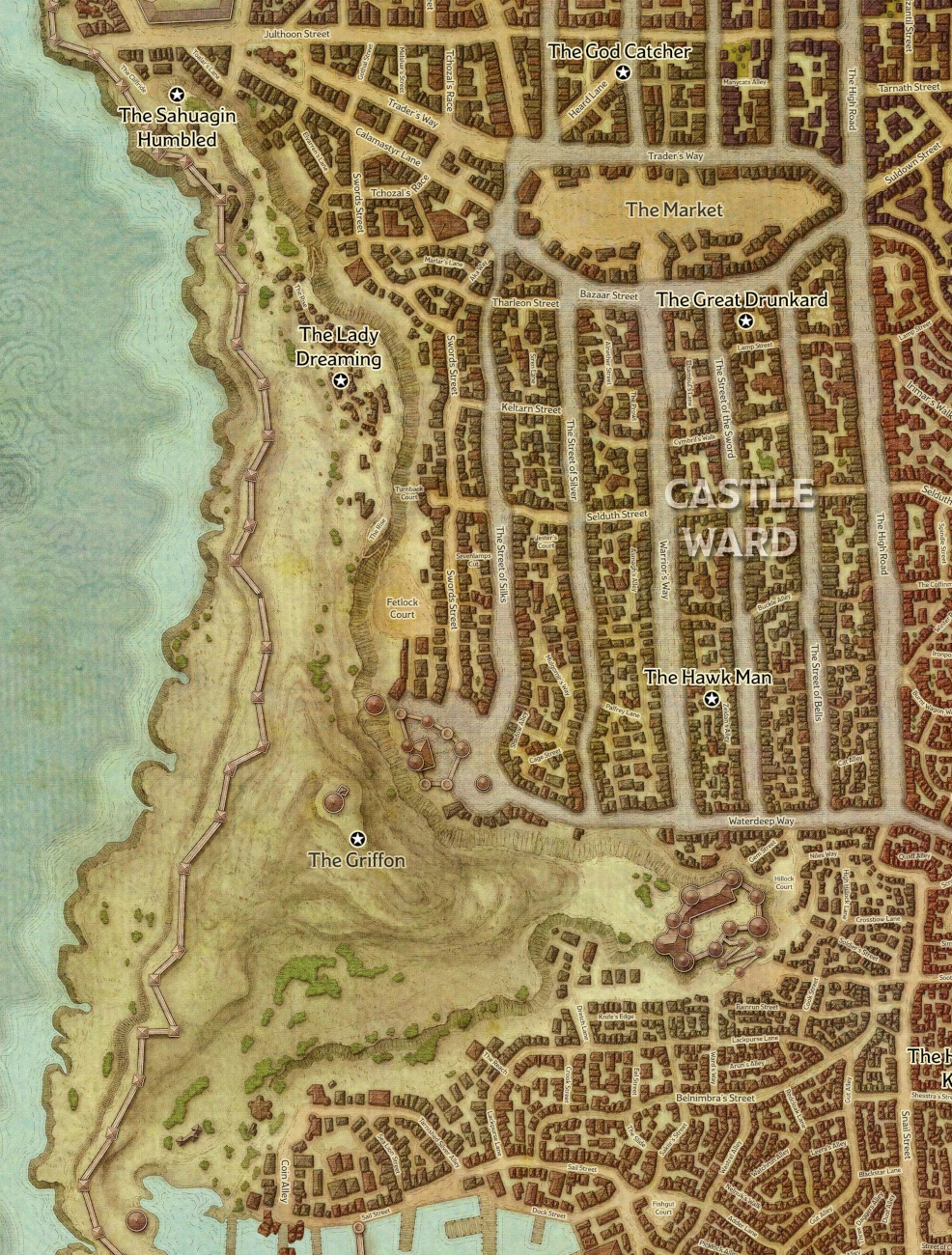 Waterdeep/Castle Ward/Imagemap | Forgotten Realms Wiki | Fandom