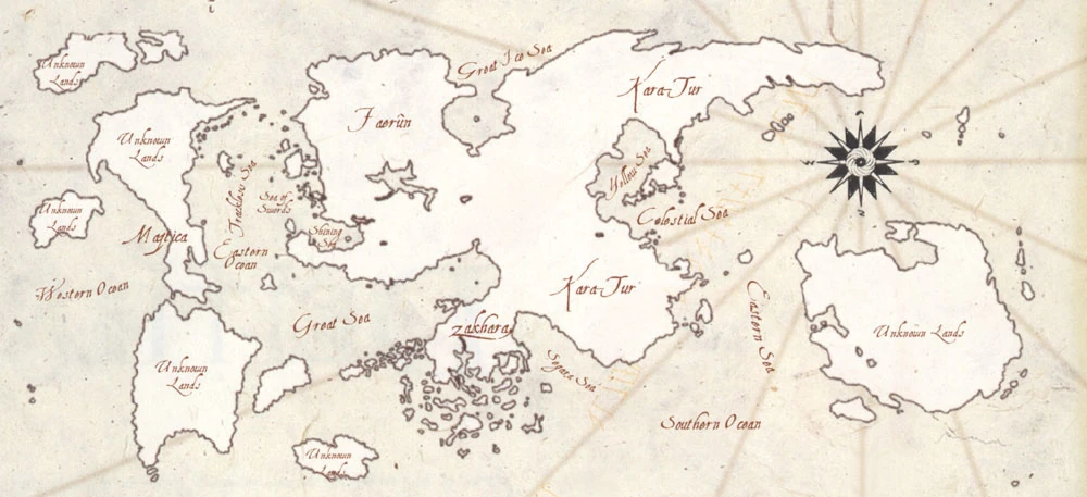 Forgotten Maps: Faerun and Sword Coast Maps for DnD 5e