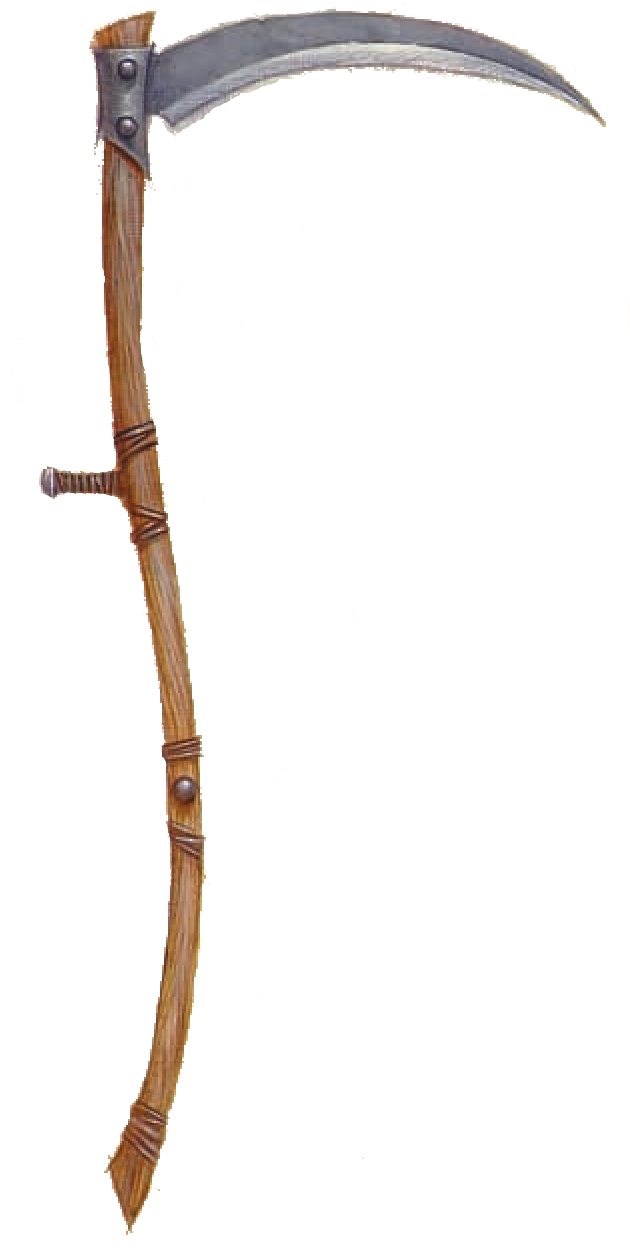 Medieval Scythe Weapon