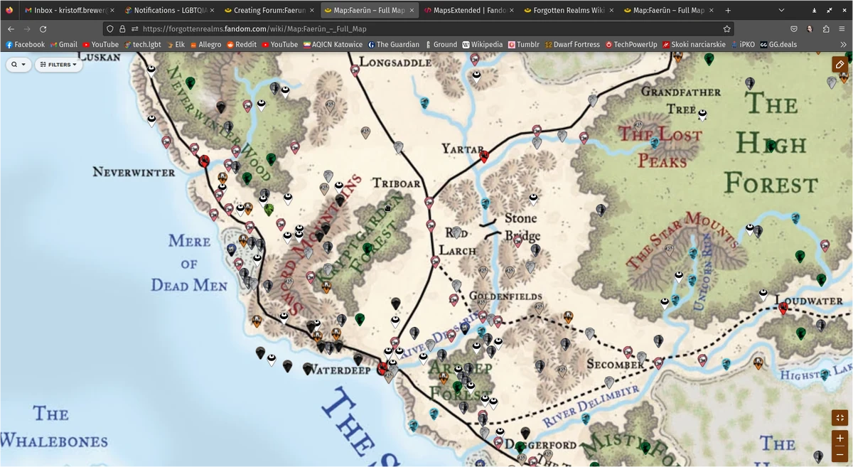 Forum:Faerun Map link on home page and MapsExtended script | Forgotten ...