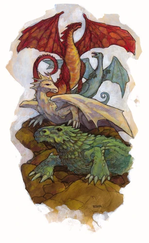 Fire drake | Forgotten Realms Wiki | Fandom