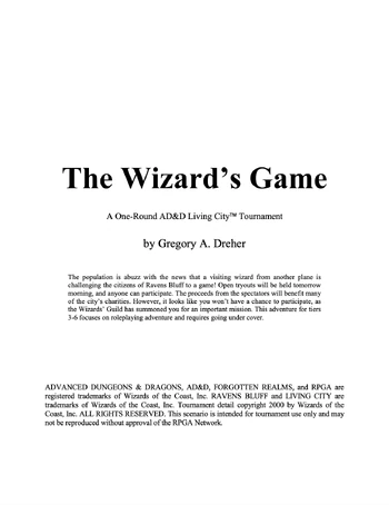 The Wizard's Game | Forgotten Realms Wiki | Fandom