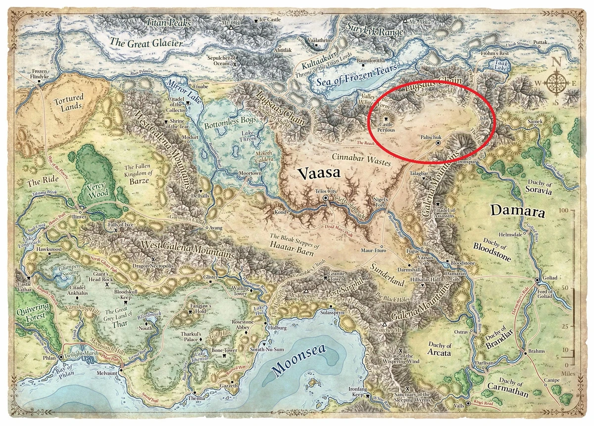 Forgotten Realms World Map