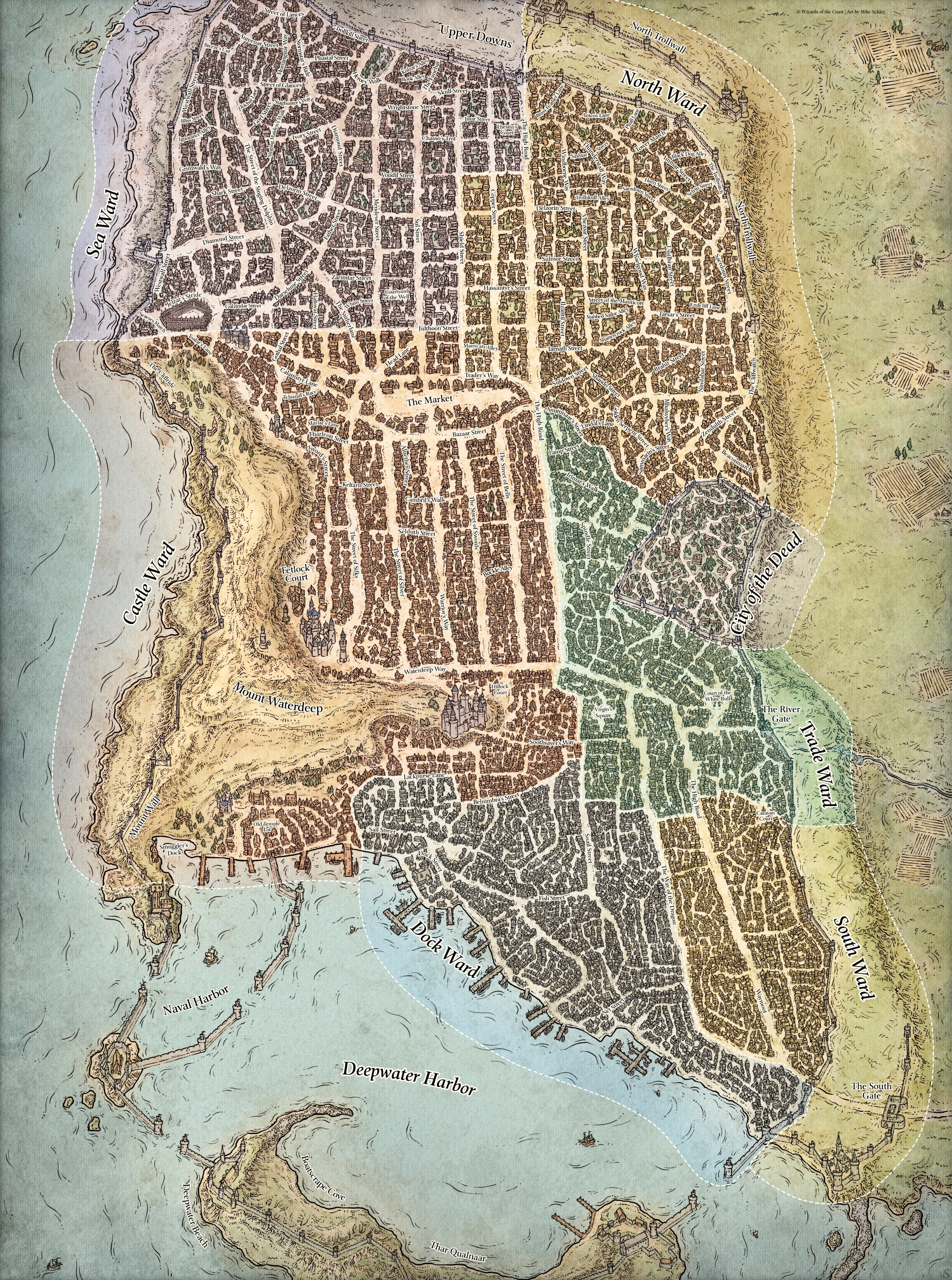 Forgotten Maps: Faerun and Sword Coast Maps for DnD 5e