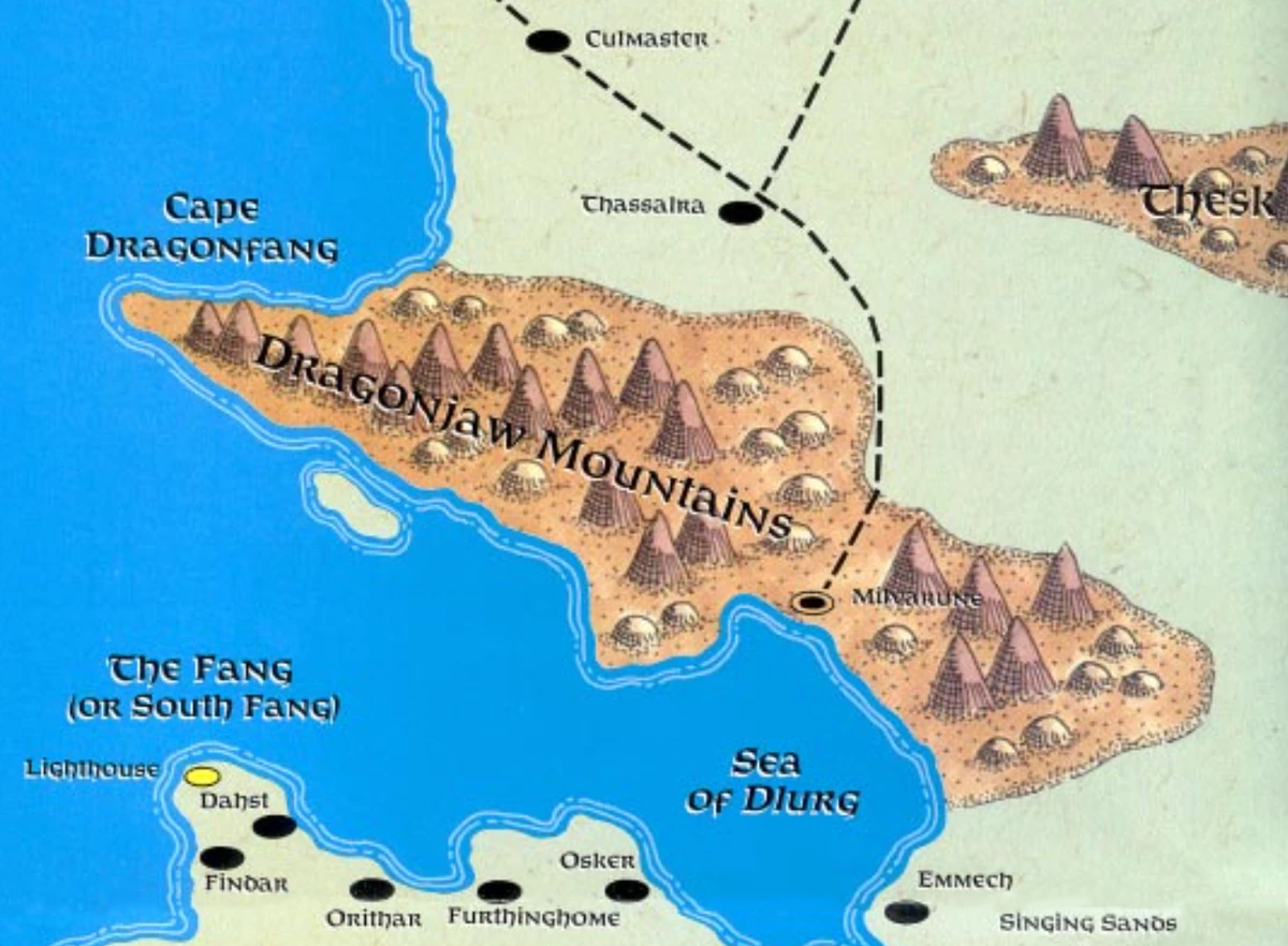 Dragonjaw Mountains | Forgotten Realms Wiki | Fandom