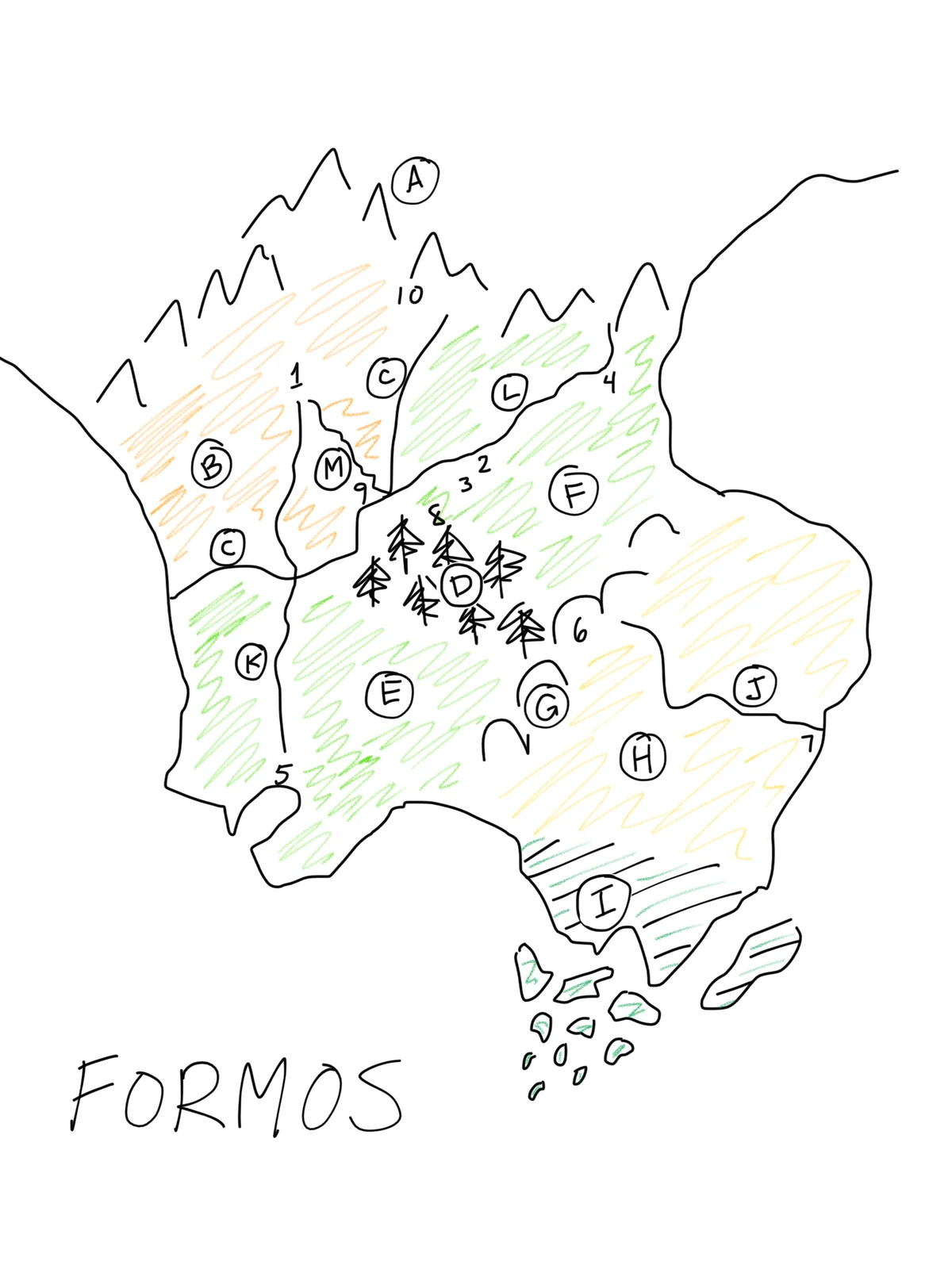 Map of Formos | Formos Wiki | Fandom