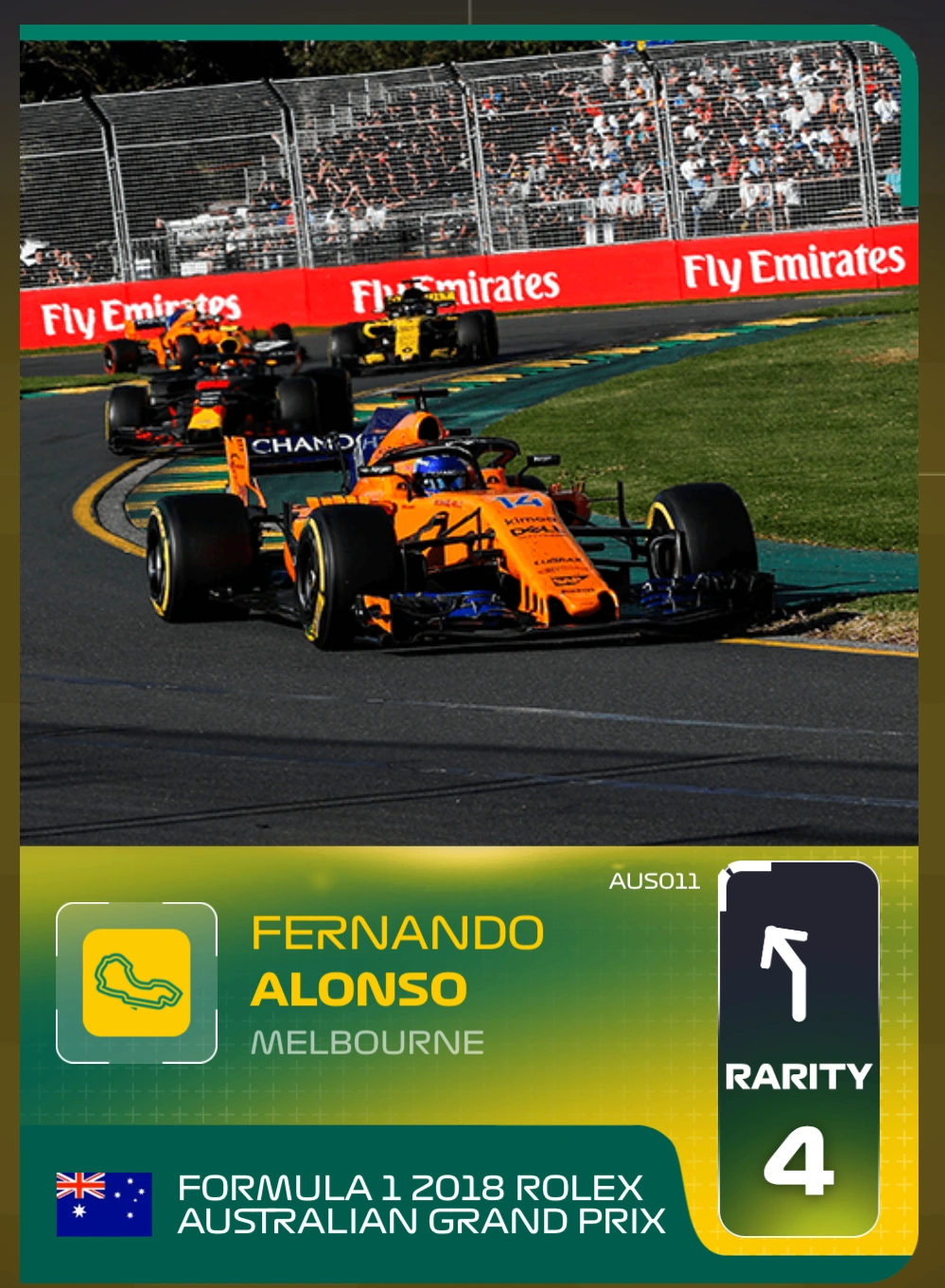Fernando Alonso (Melbourne) | Formula 1 Trading Card Game Wiki | Fandom