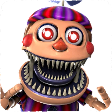 nightmare balloon boy coloring page