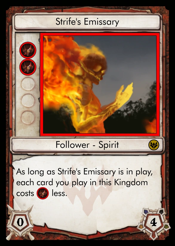 Strife's Emissary | Forsaken Card Game Wiki | Fandom