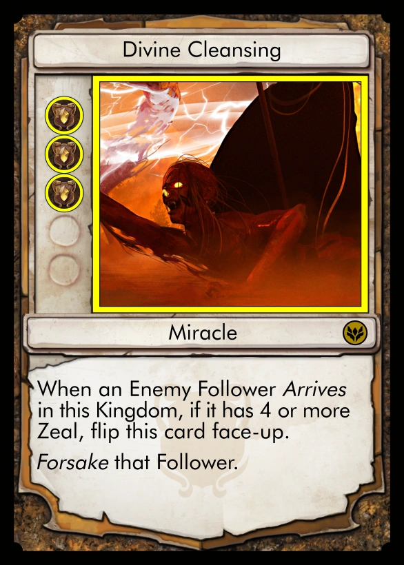 Divine Cleansing | Forsaken Card Game Wiki | Fandom