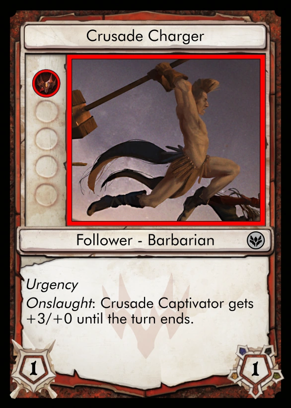 Crusade Charger | Forsaken Card Game Wiki | Fandom
