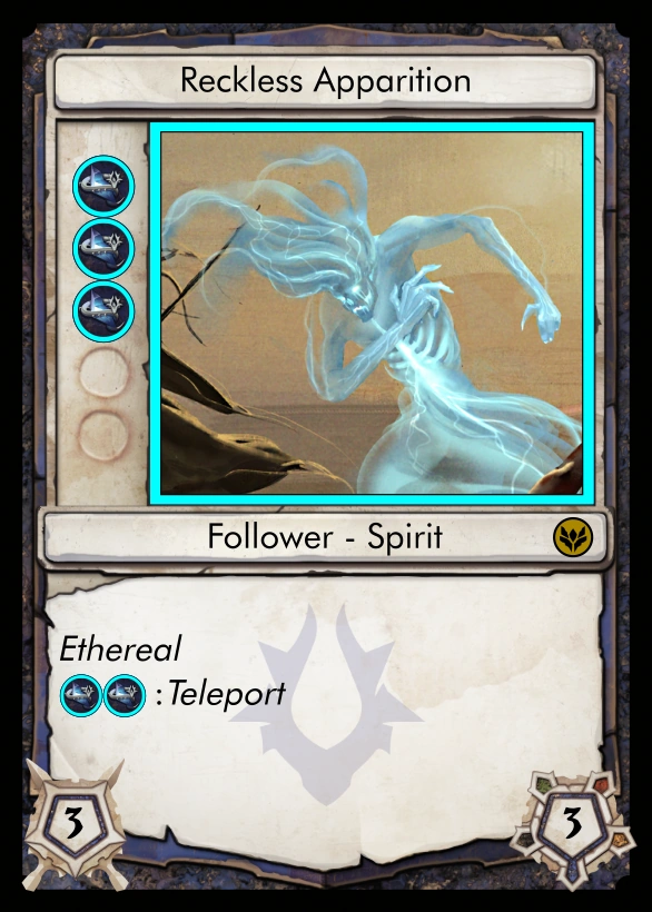 Reckless Apparition | Forsaken Card Game Wiki | Fandom