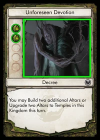Unforeseen Devotion | Forsaken Card Game Wiki | Fandom