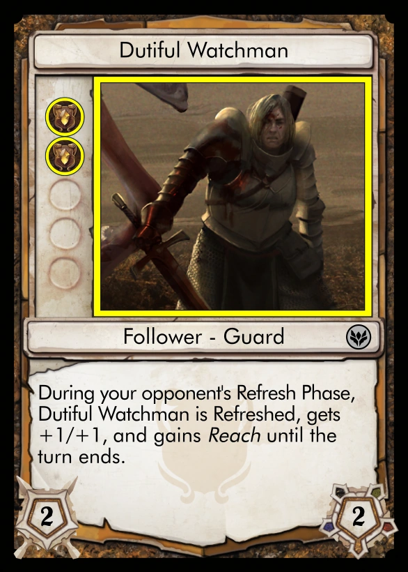 Dutiful Watchman | Forsaken Card Game Wiki | Fandom