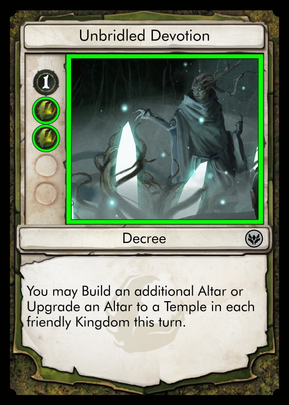 Unbridled Devotion | Forsaken Card Game Wiki | Fandom
