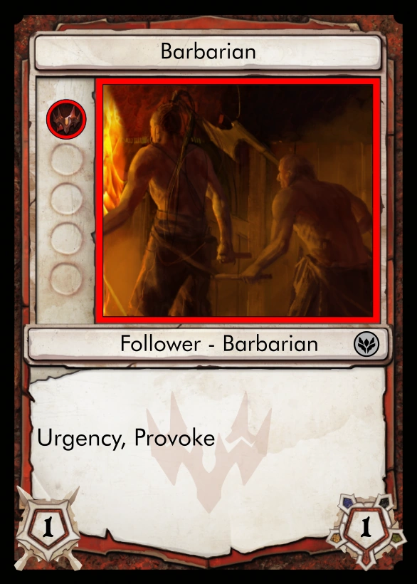 Barbarian Token 1 | Forsaken Card Game Wiki | Fandom